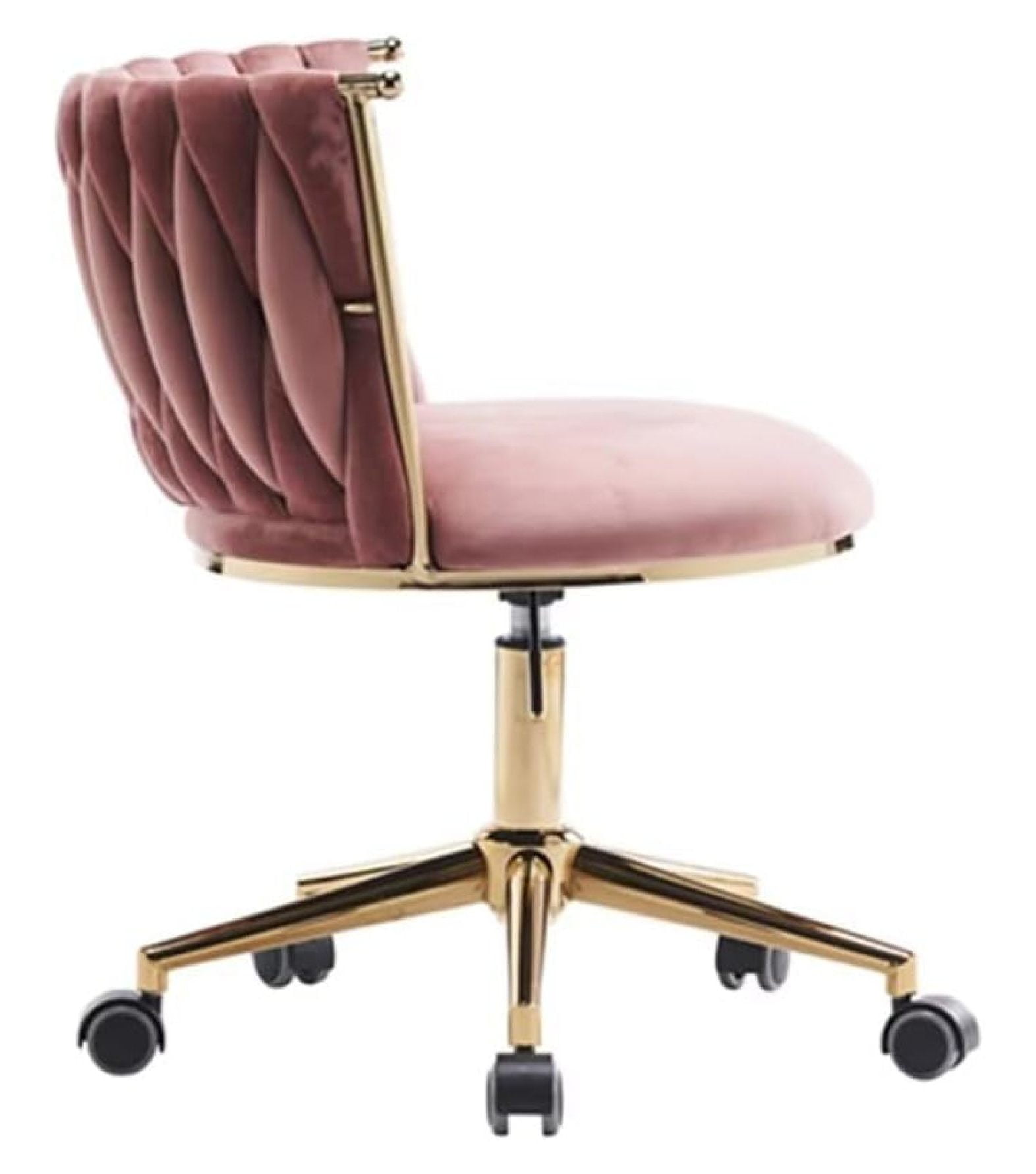 Velvet Home Office Desk Chair, 360° Swivel & Height Adjustable Task ...