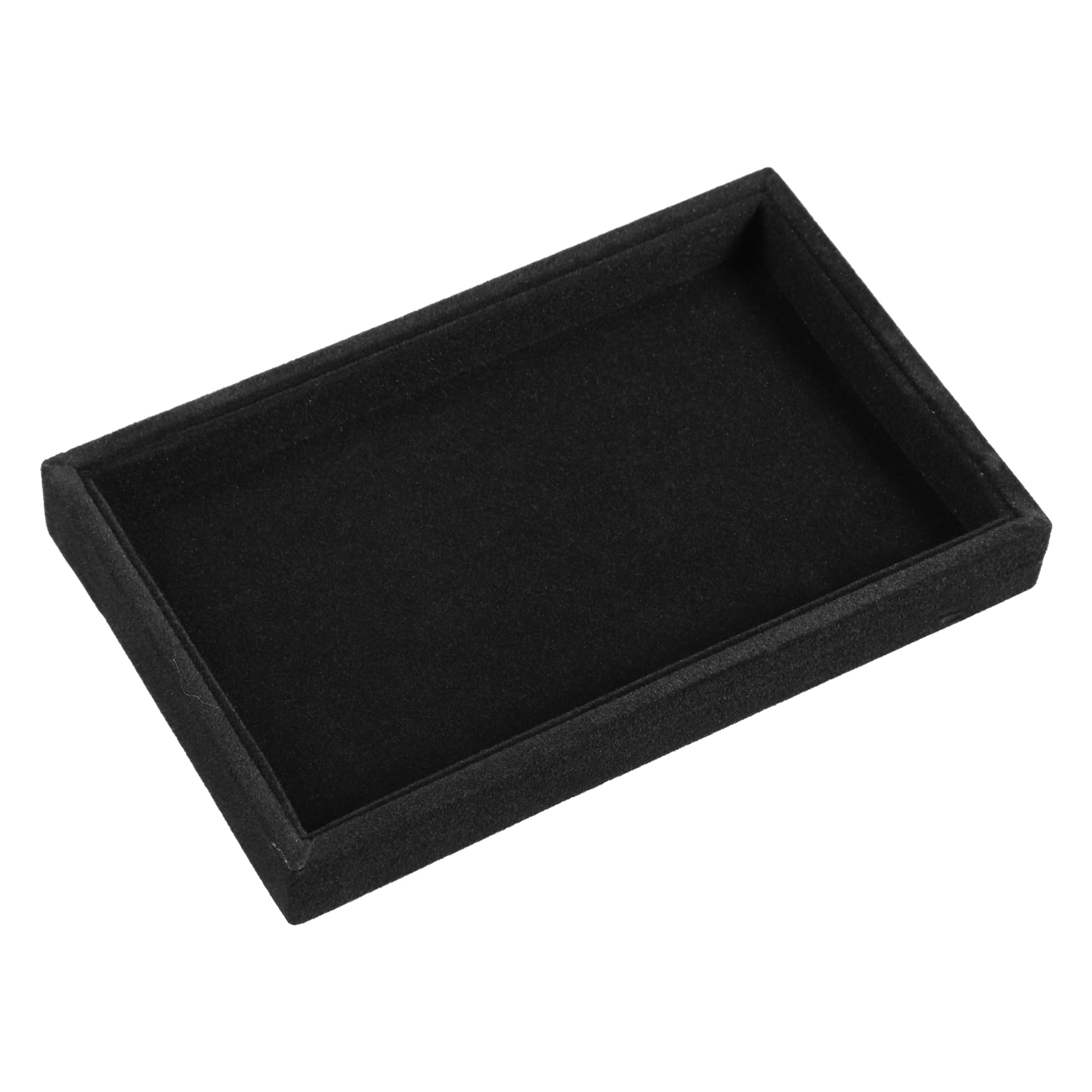 Velvet Jewelry Tray Empty Stackable Tray Box for Rings Earrings ...