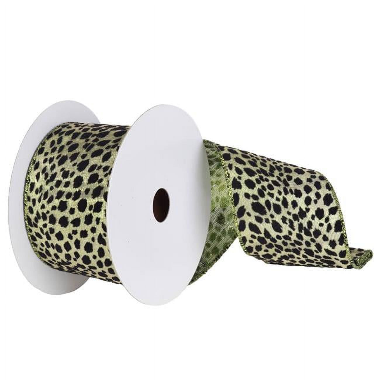 Velvet Leopard Ribbon by Vickerman - Walmart.com