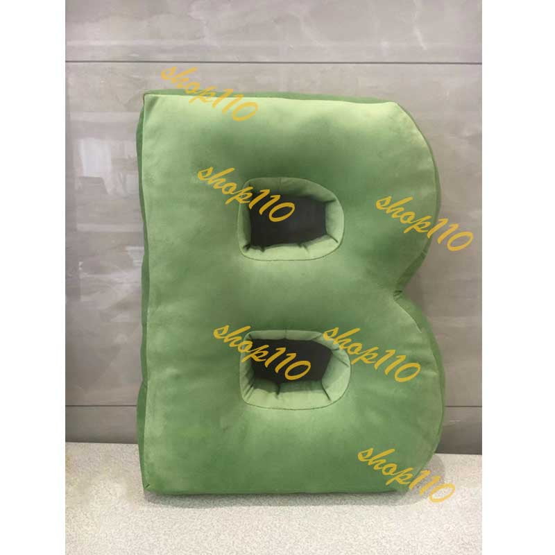 Velvet Letters Throw Pillow Alphabet Pillow Custom Letter Cushion Party ...