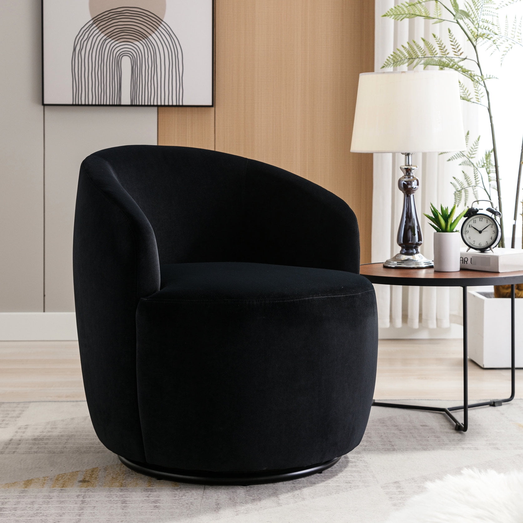 Velvet Material + Black Design - Reception Area Waiting + Comfortable ...