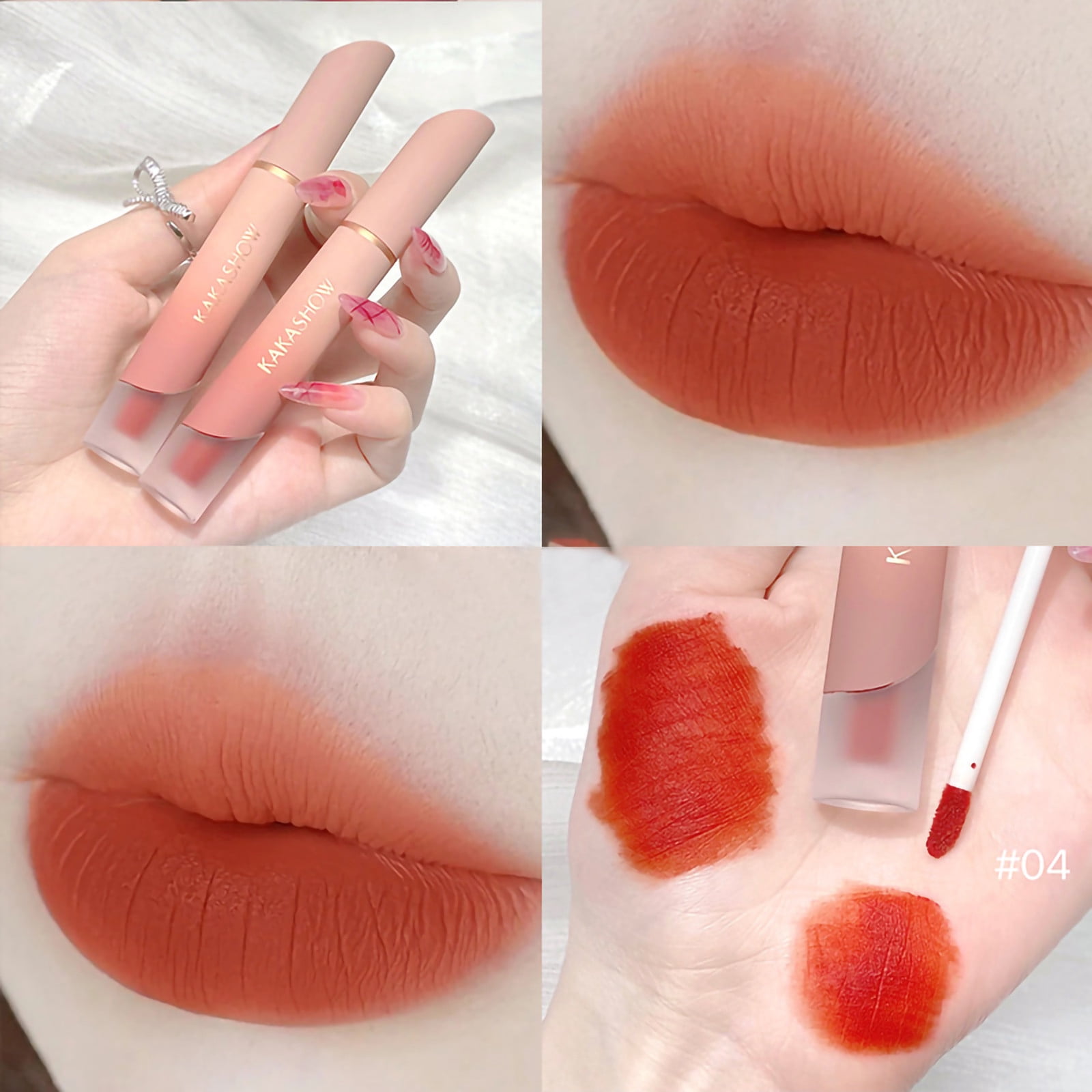 Velvet Matte Lip Glaze, Brightening Moisturizing Blush, Peach Tint ...