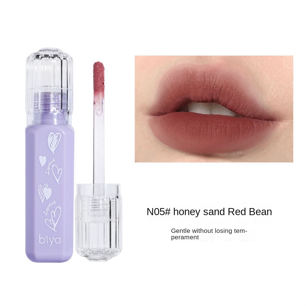 Velvet Mu Si texture fine lip mud matte fog velvet lip glaze lip cheek ...