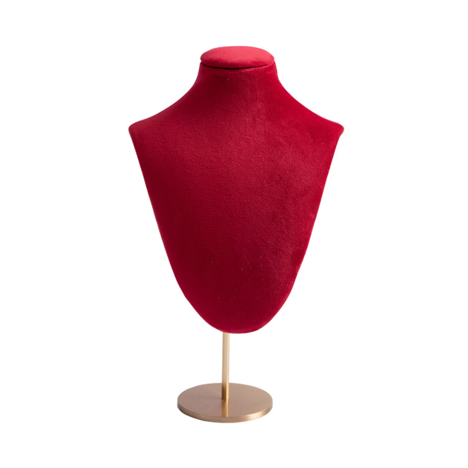 Velvet Necklace Chain Jewelry Bust Display Holder Stand, Necklaces ...