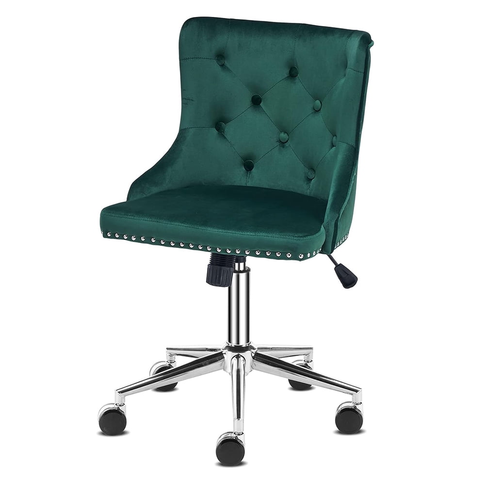 Velvet Office Chair, Modern Office Chair Velvet Desk Chair for Bedroom ...