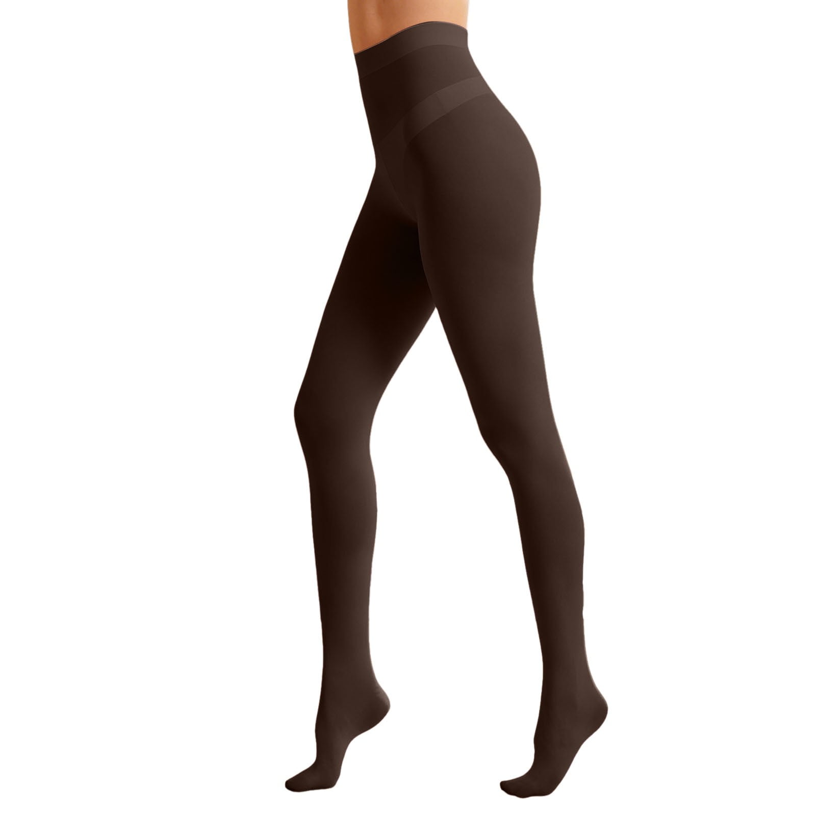 Velvet Opaque Winter Tights Pantyhose with Reinforced Toe and Soft ...