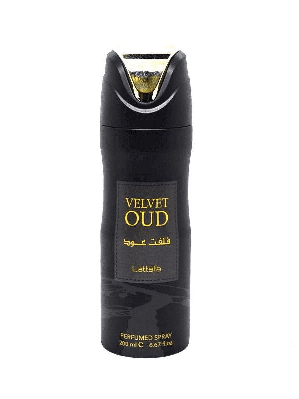 Velvet Oud - Deodorant Perfumed Spray (200 ml/6.67 fl.oz) by Lattafa ...