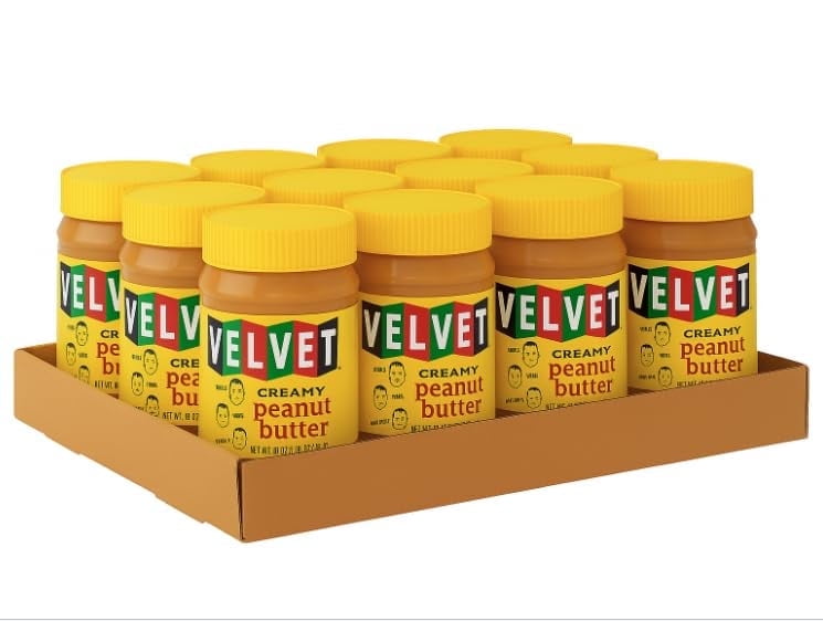 Velvet Peanut Butter Creamy, 12 Pack - Walmart.com