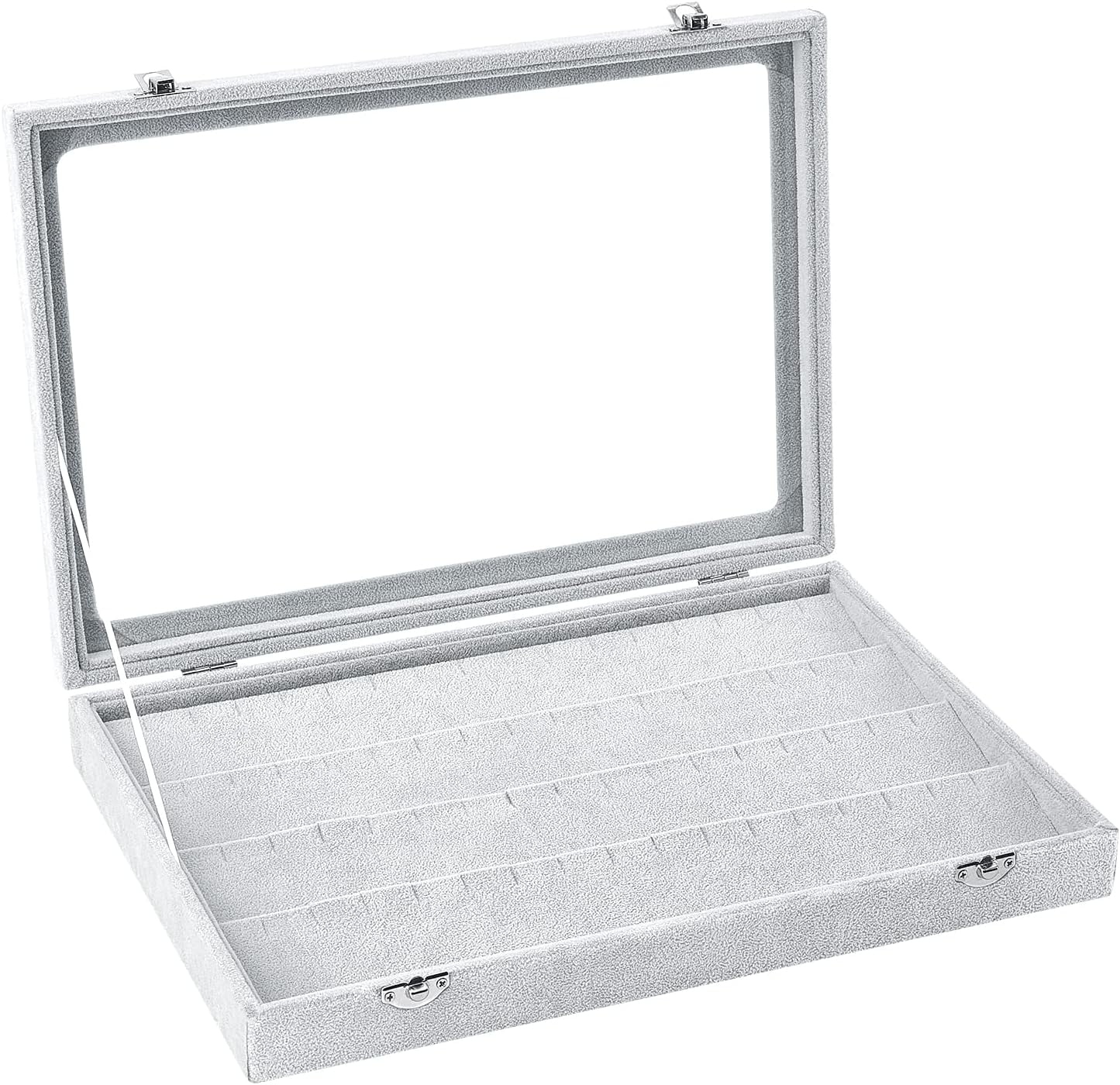 Velvet Pin Display Box Ring Organizer Box Cabinet Brooch Collection ...