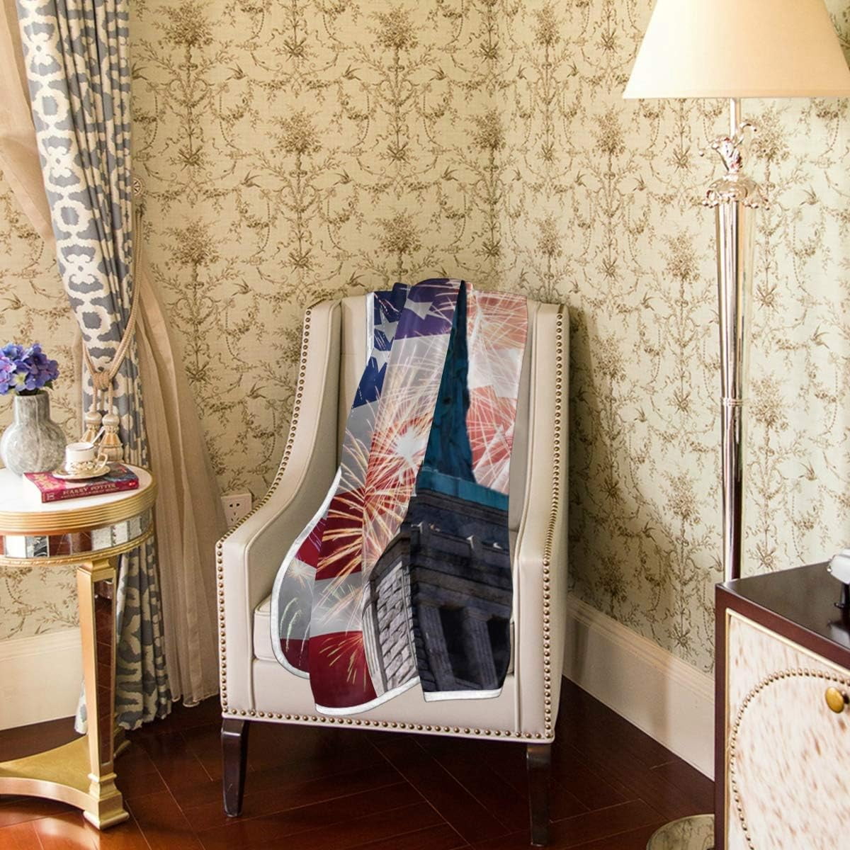 Velvet Plush Throw Thermal Blanket - 4x5FT - Liberty Statue ...