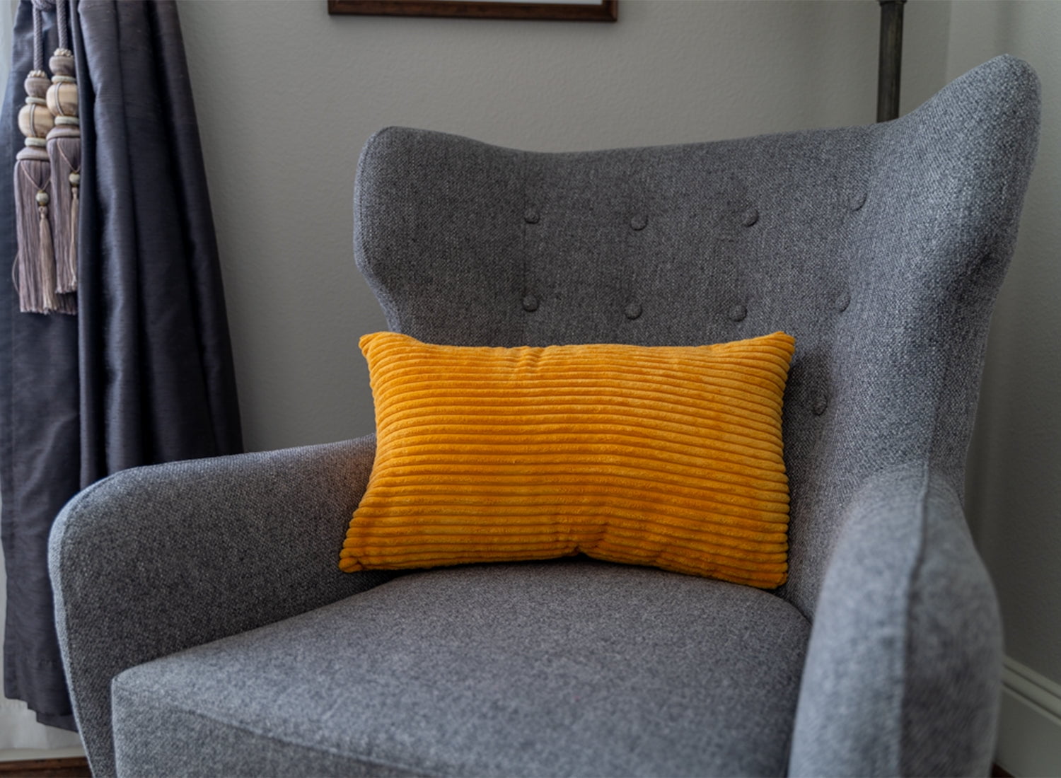 Velvet Rectangular Stripe Pack of 2 Throw Pillow Covers 12''x20'' (With ...