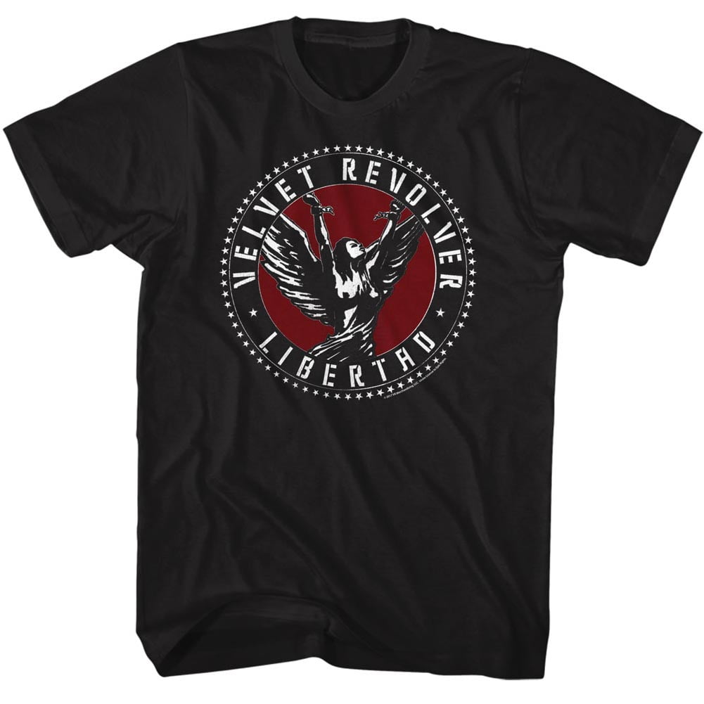 Velvet Revolver Libertad Black Adult T-Shirt - Walmart.com
