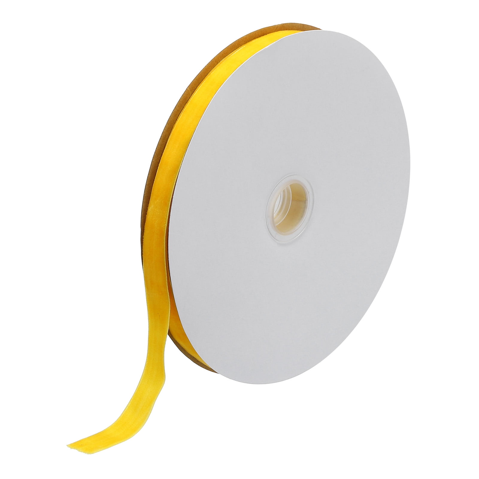 Uxcell Velvet Ribbon Single Face Spool Silky Velvet Fabric for Bouquets ...