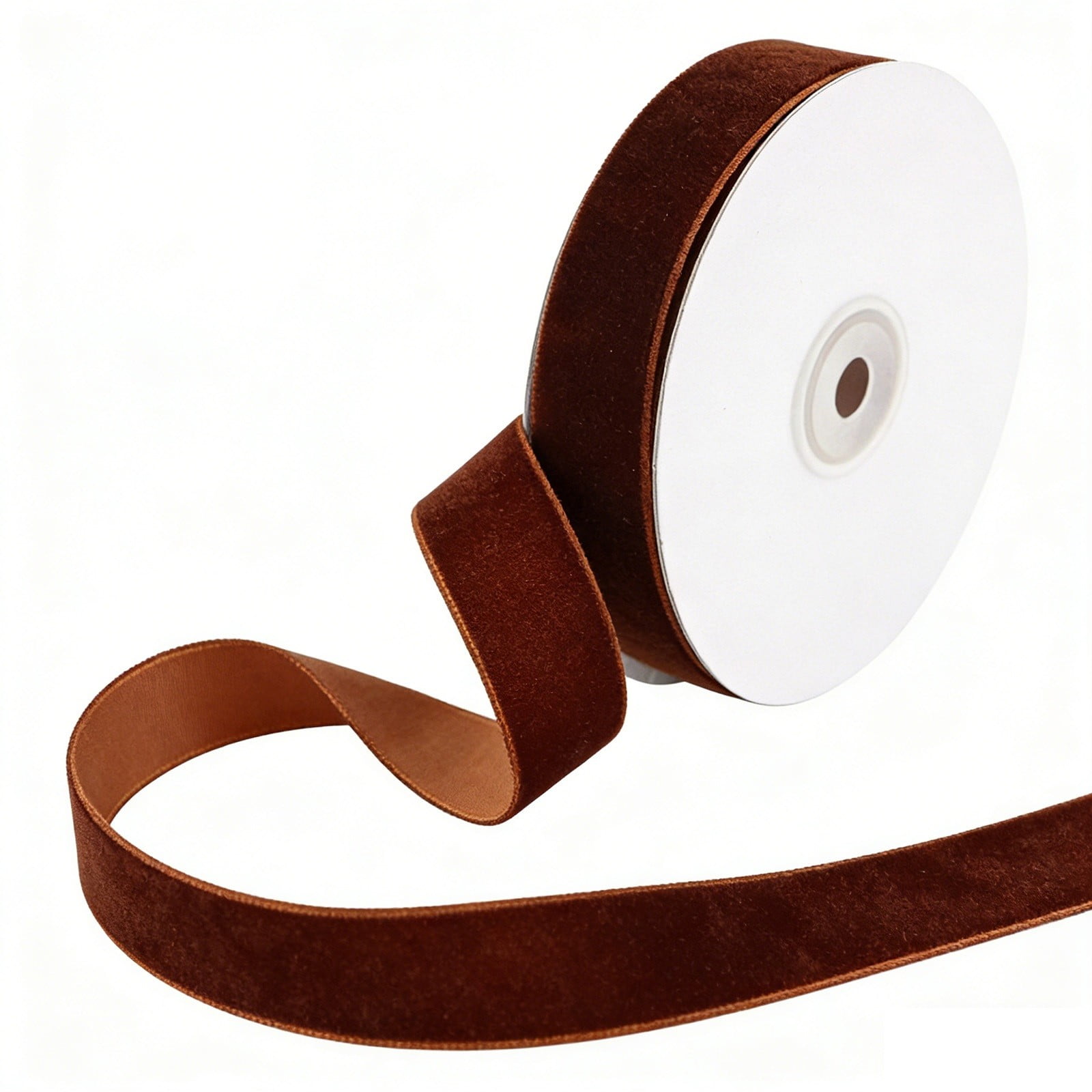 Velvet Ribbon Spool Wide Single Face Ribbons 1" x 25 Yards Soft Velvet ...