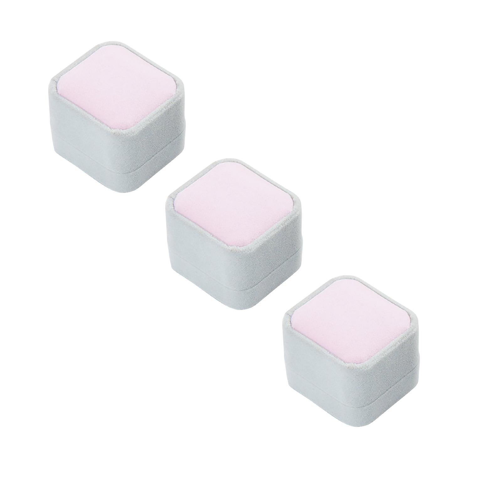 Velvet Ring Box - Velvet Ring Jewelry Storage Box Gift Box for Proposal ...