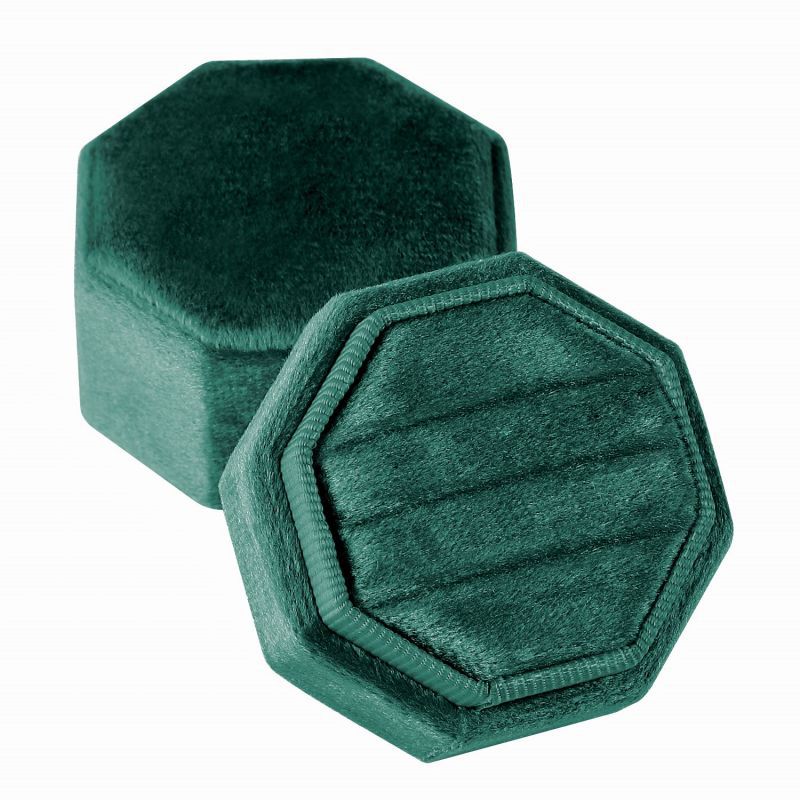 Velvet Rings Box Slots Rings Box Vintage Rings Display Holder Rings ...