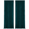 Velvet Room Darkening Curtains, Back Tab and Rod Pocket Window Drapes ...