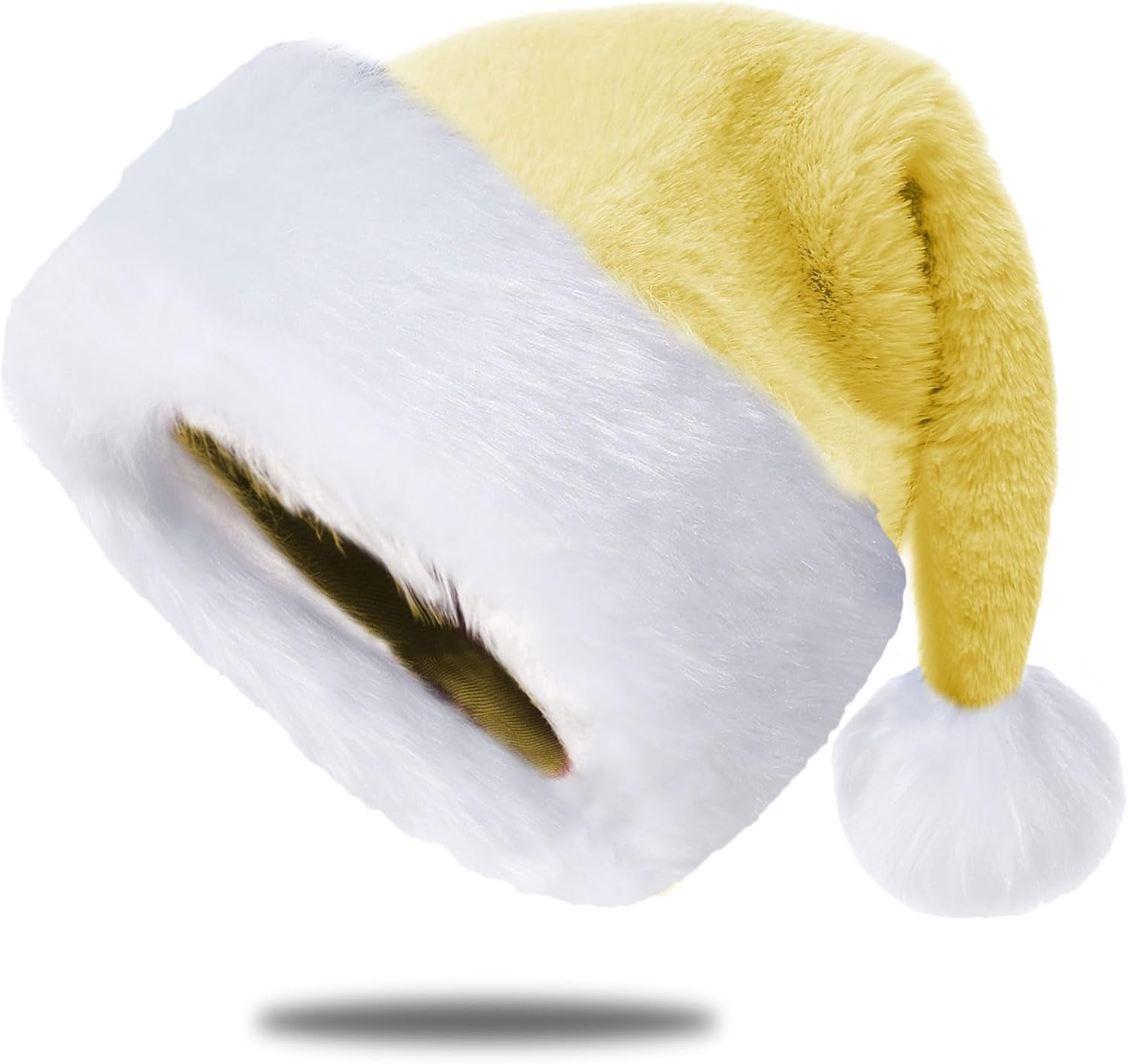 Velvet Santa Hat for Adults, Unisex Velvet Touch Comfort Christmas Hats ...