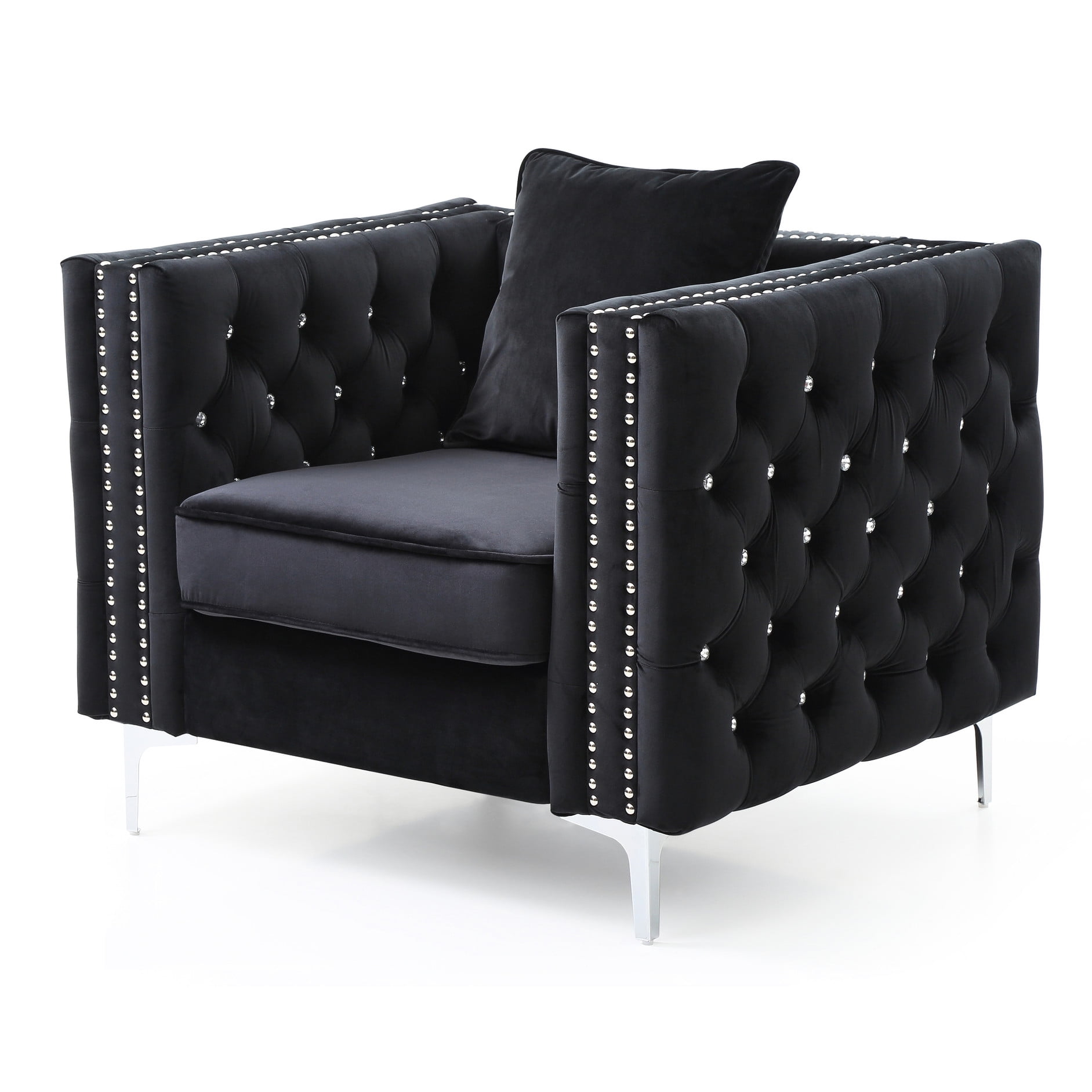 Velvet Single Chair | Comfort for Long - term Sitting | Cozy Reading ...