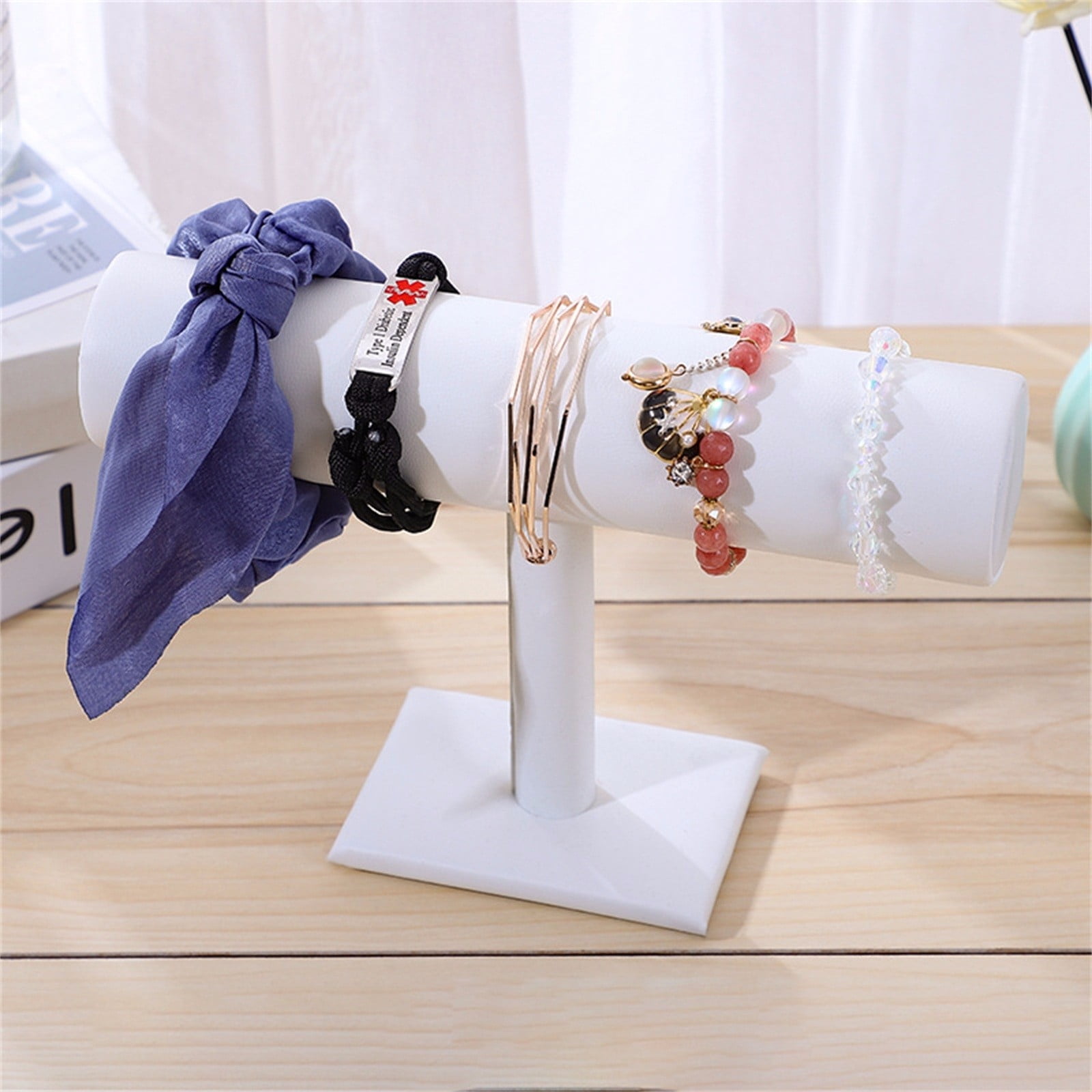 Velvet T-Bar Display Stand - Bracelet, Jewelry, Watch Headband ...