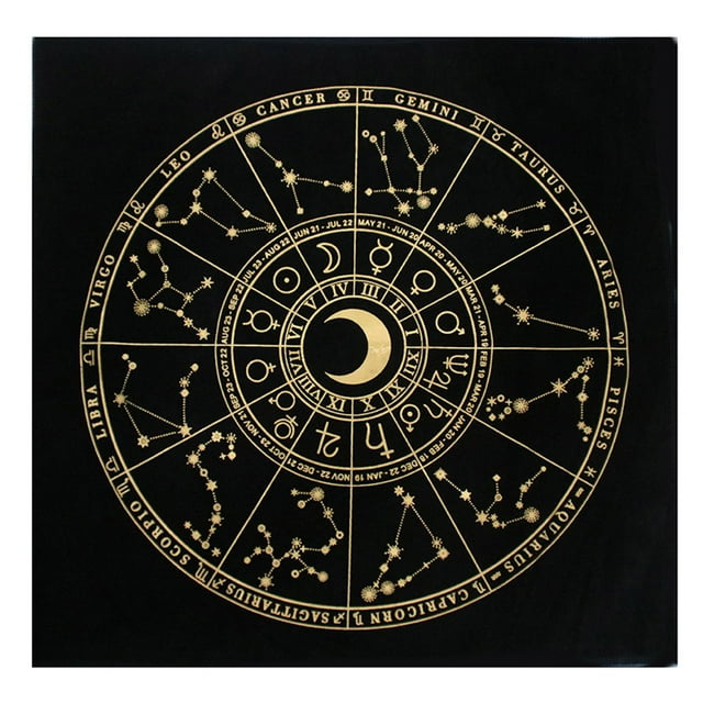 Velvet Tarot Astrology Tablecloth Rune Divination Altar Cards Cloth ...