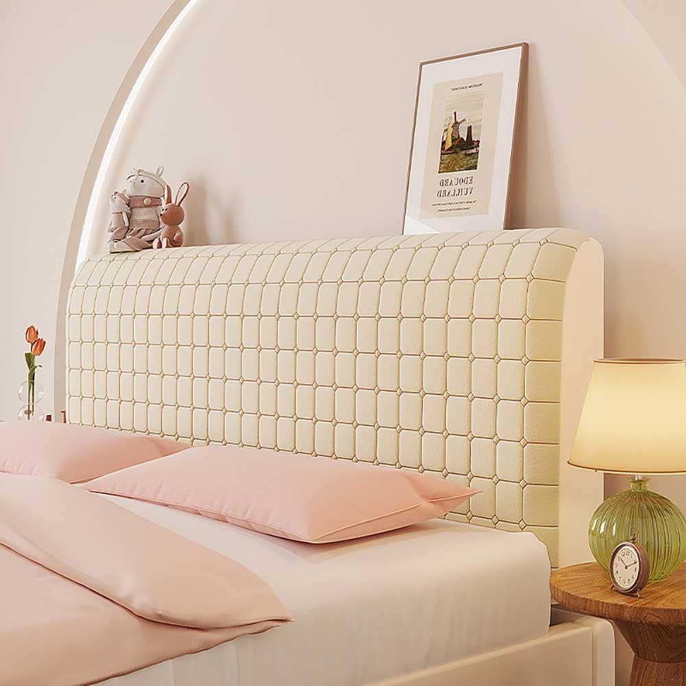 Velvet Thicken Bed Headboard Cover for Queen Size, Quilted Bed ...