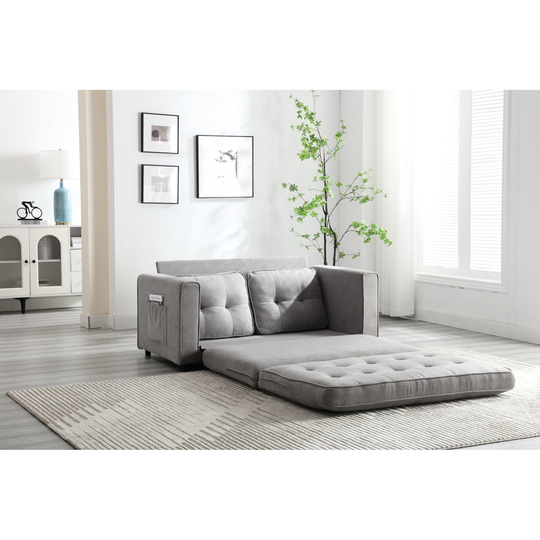 Velvet Upholstery, Foam Filler - Quick Sofa - Bed Change - Main Living ...
