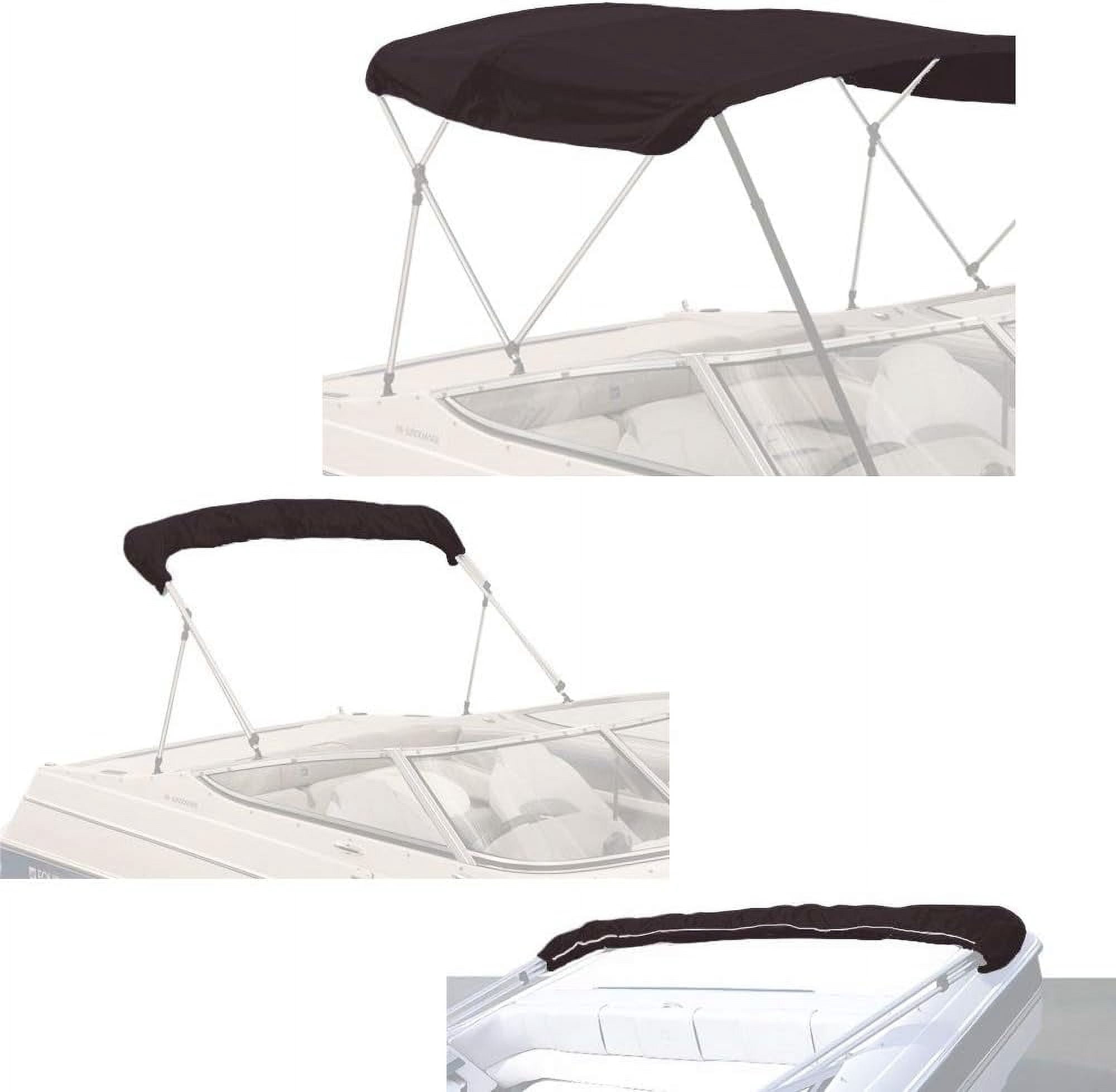 VelvetBlossom 3 Bow Bimini Top Replacement Canvas Cover, Durable Marine ...