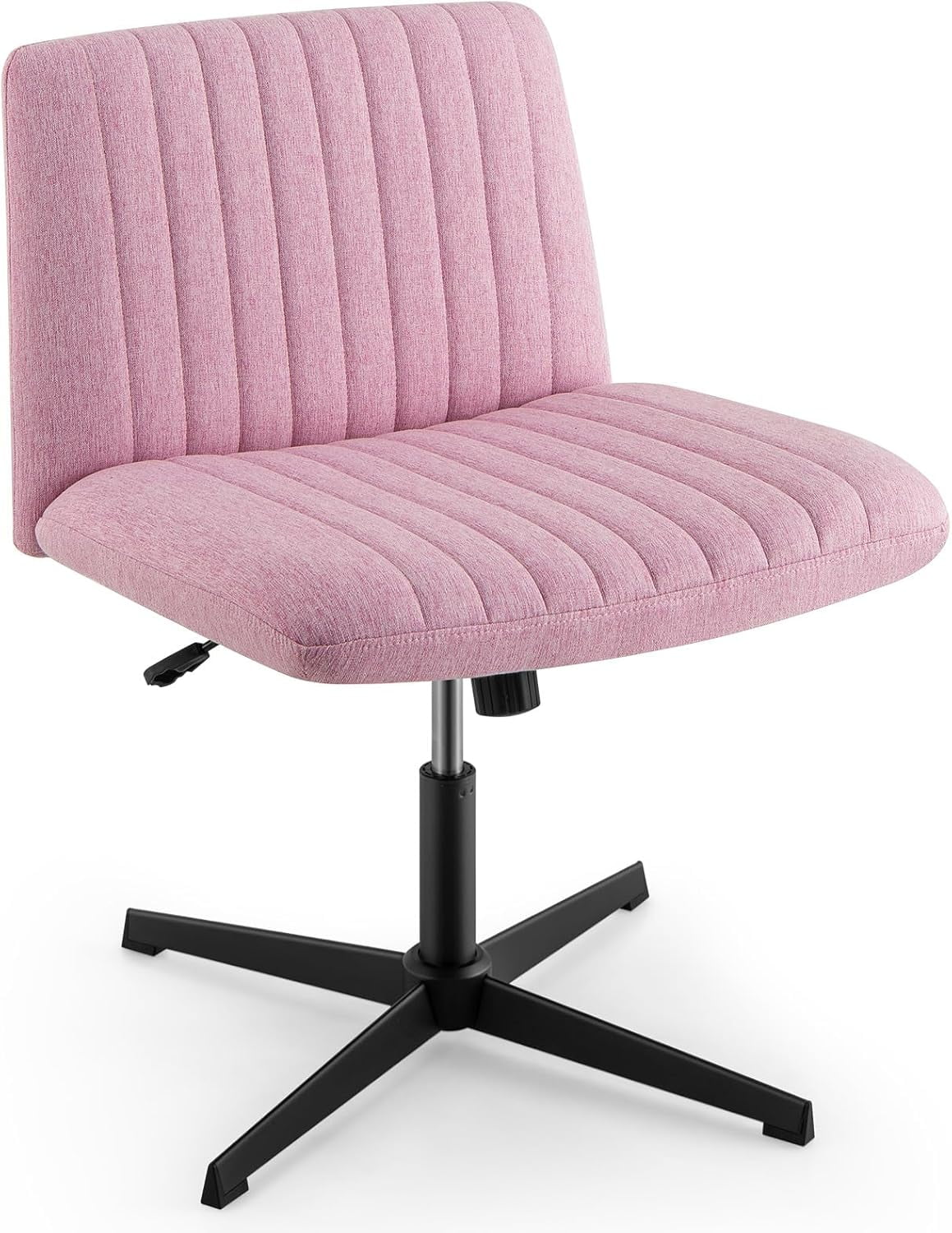 VelvetBlossom Criss Cross Chair,Fabric Cross Legged Office Desk Chairs ...