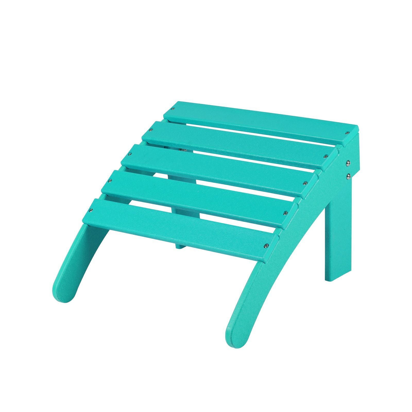 VelvetBlossom Outdoor Adirondack Ottoman, Weather-Resistant HDPE Footrest for Patio, Porch ...