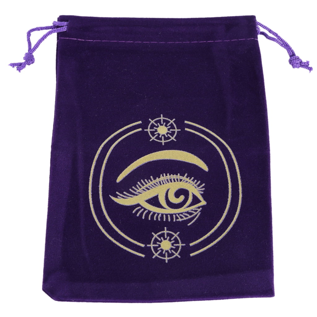 Velvets Tarot Rune Bag Dices Drawstrings Bag for Storing Board Game ...