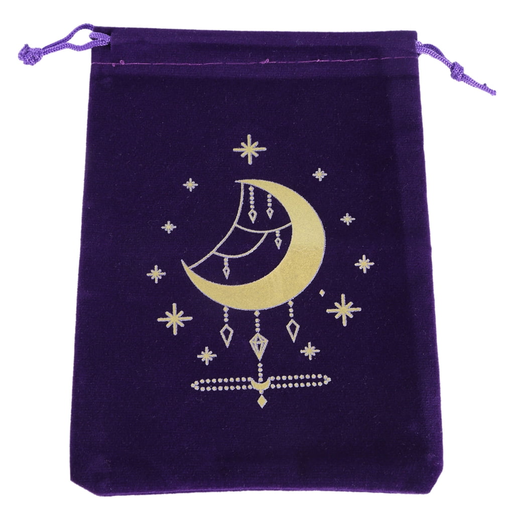 Velvets Tarot Rune Bag Dices Drawstrings Bag for Storing Board Game ...