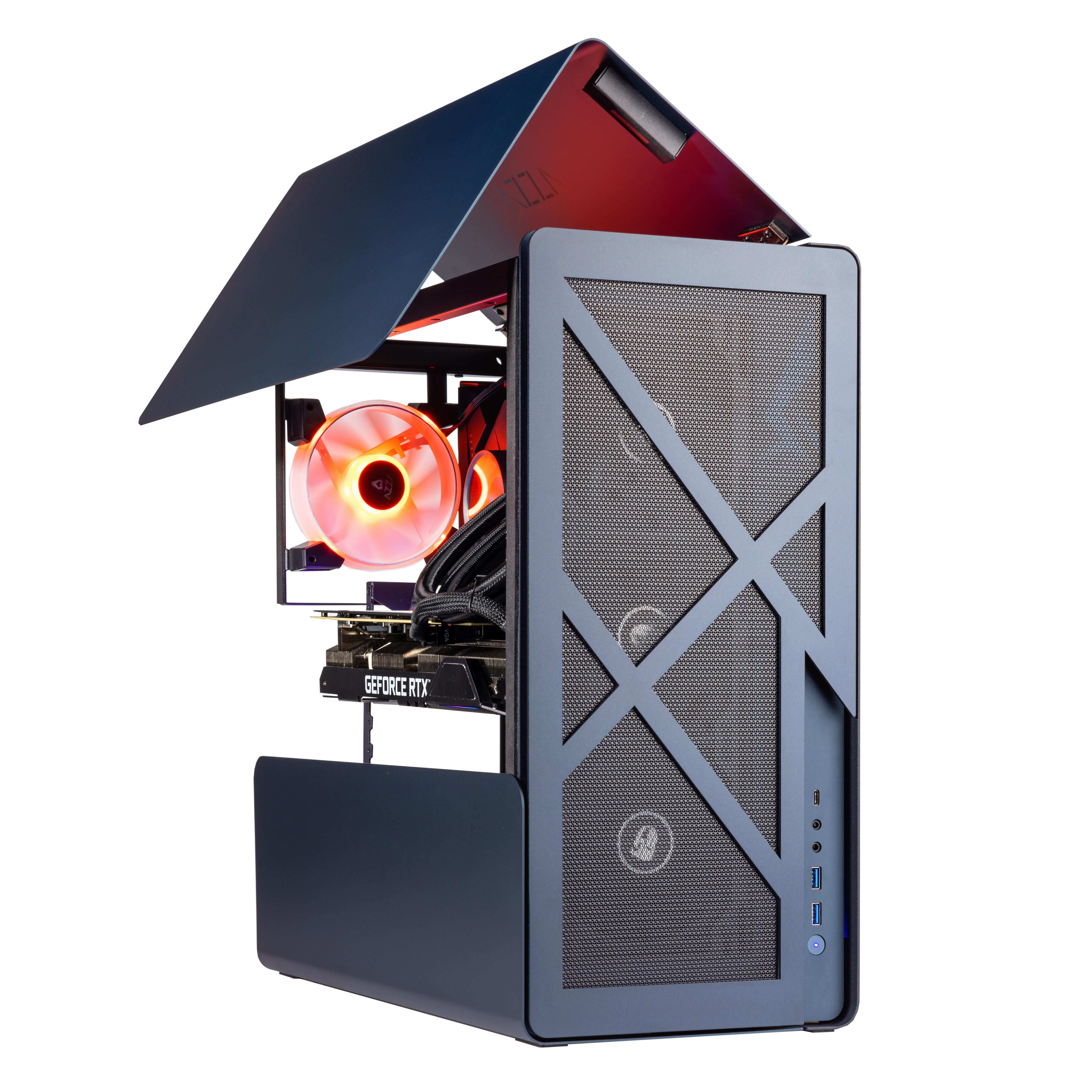 Velztorm Addux Open-Air Design Custom Gaming Desktop Liquid-Cooled(AMD ...