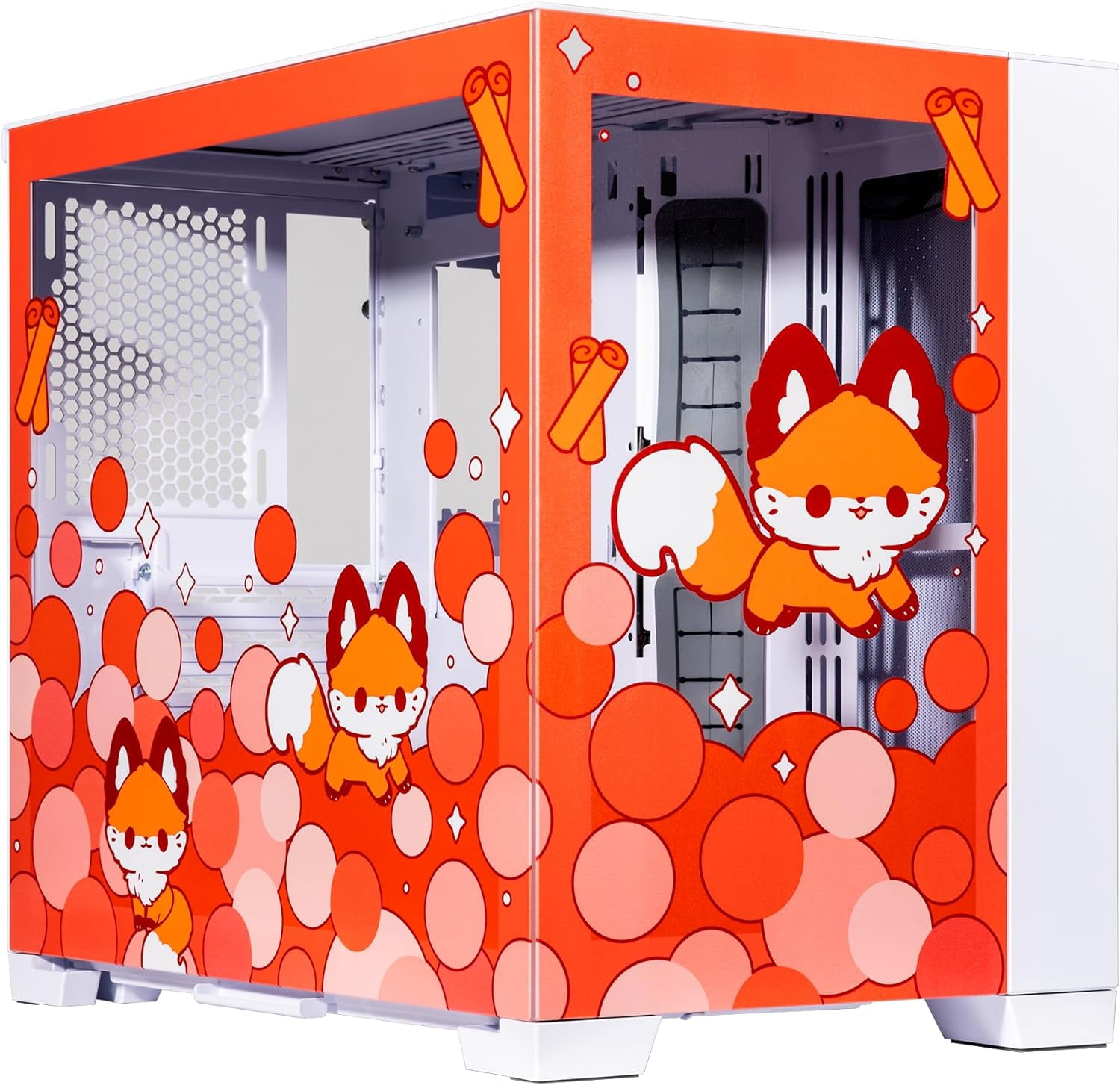 Velztorm Cinnamon Fox Custom Art Aluminum Tempered Glass O11 Dynamic ...