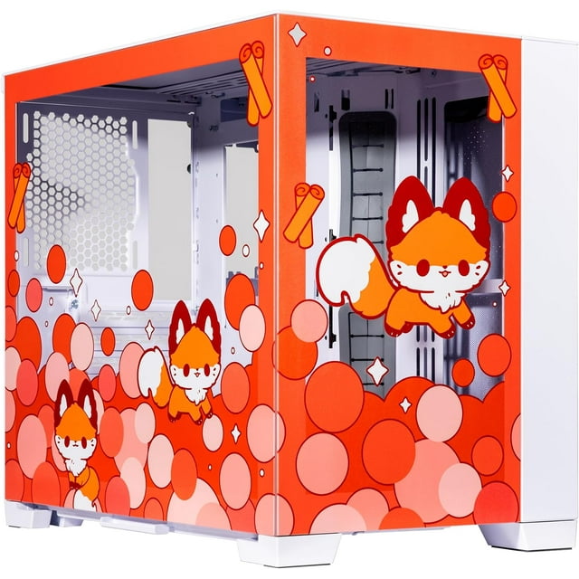 Velztorm Cinnamon Fox Custom Art Aluminum Tempered Glass O11 Dynamic ...