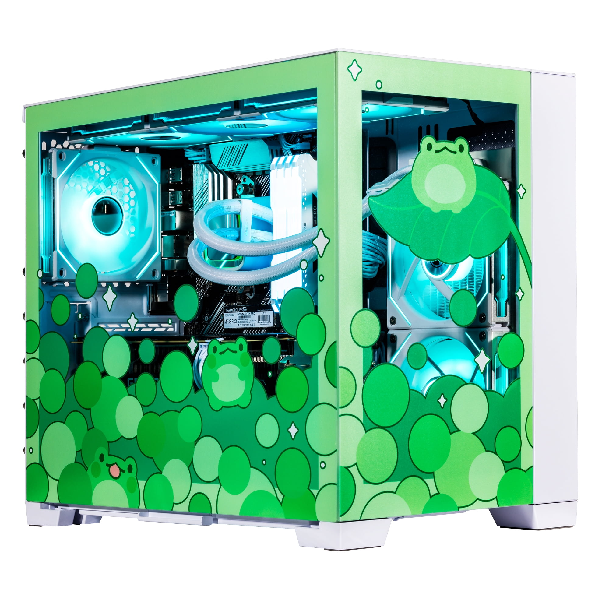 Velztorm Minty Frog Custom Built Gaming Desktop PC (AMD Ryzen 7 5700X 8 ...