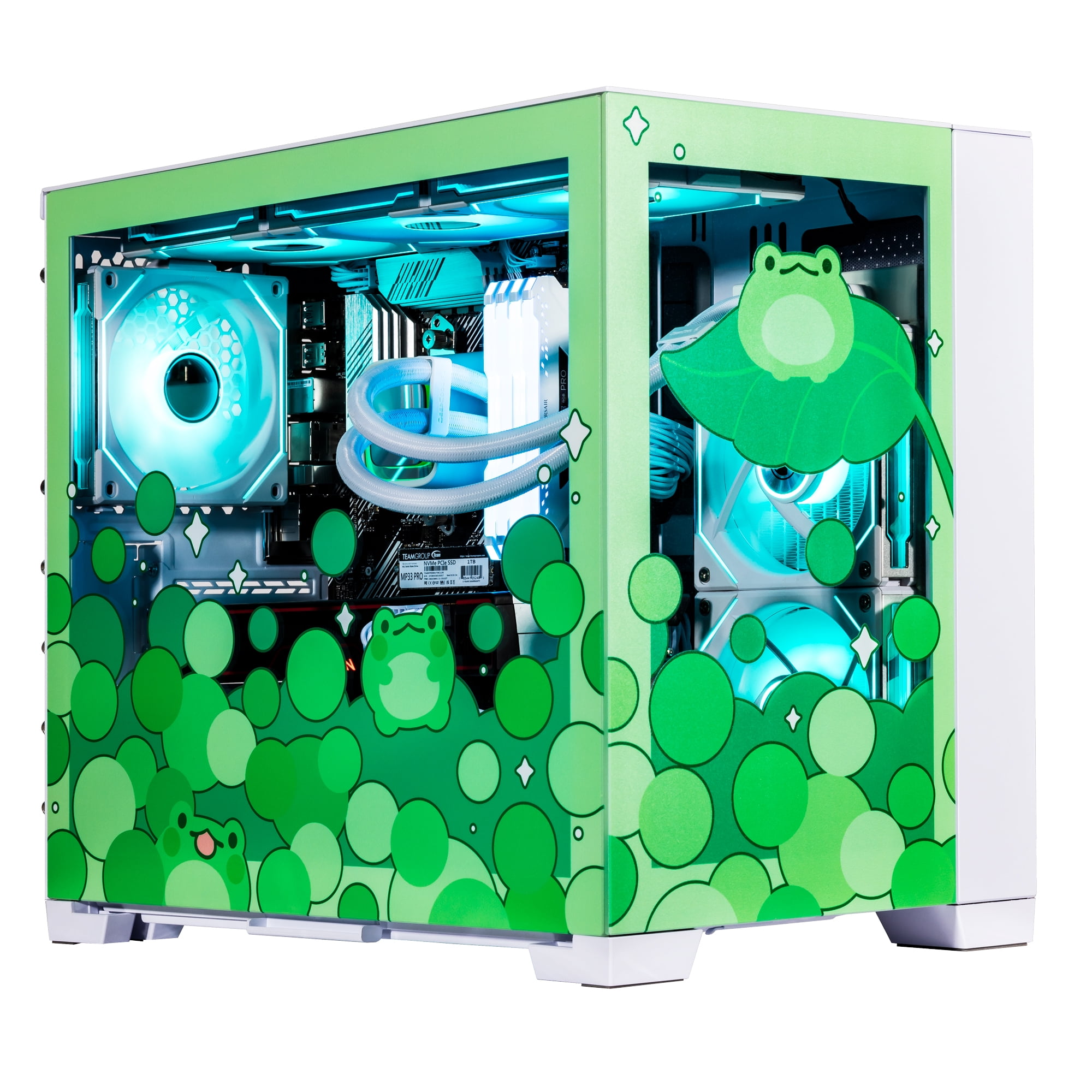 Velztorm Minty Frog Custom Built Gaming Desktop PC (AMD Ryzen 7 5700X 8 ...