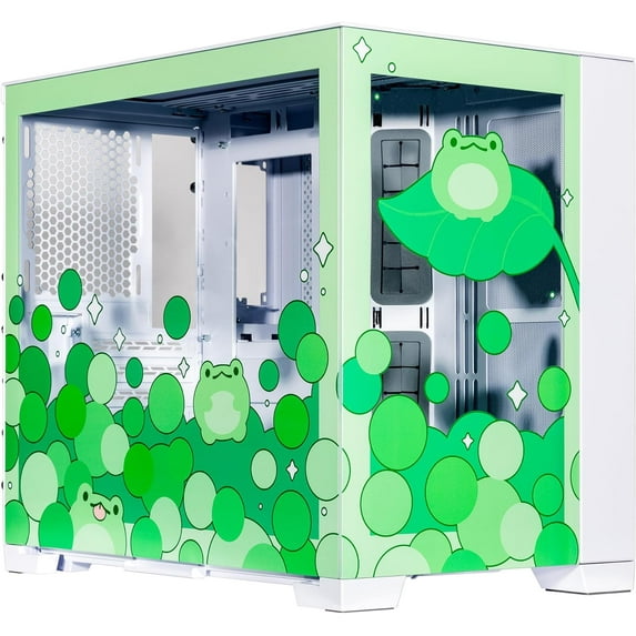Velztorm O11D Mini-S ATX Mini Tower Computer Case with HD Audio, Snow ...