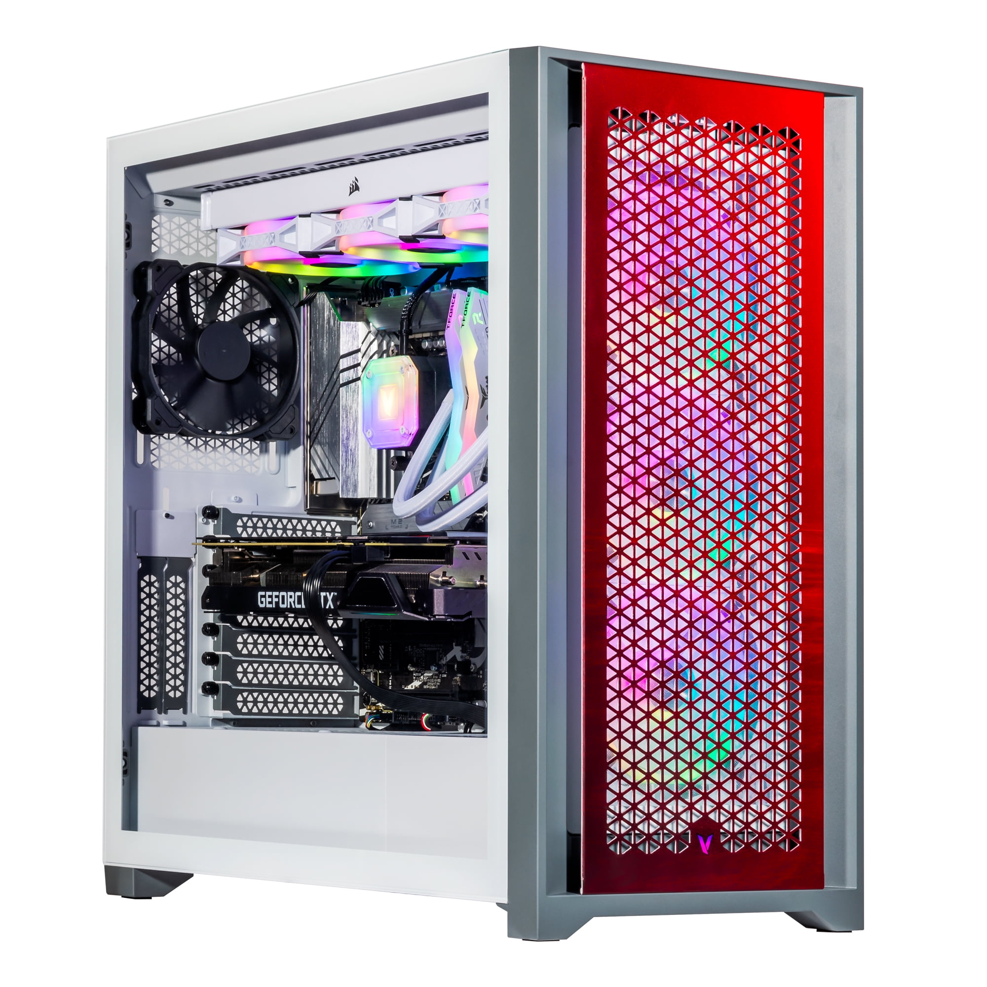 Velztorm The Wanderer Custom Art Design Gaming Desktop PC Red Edition ...