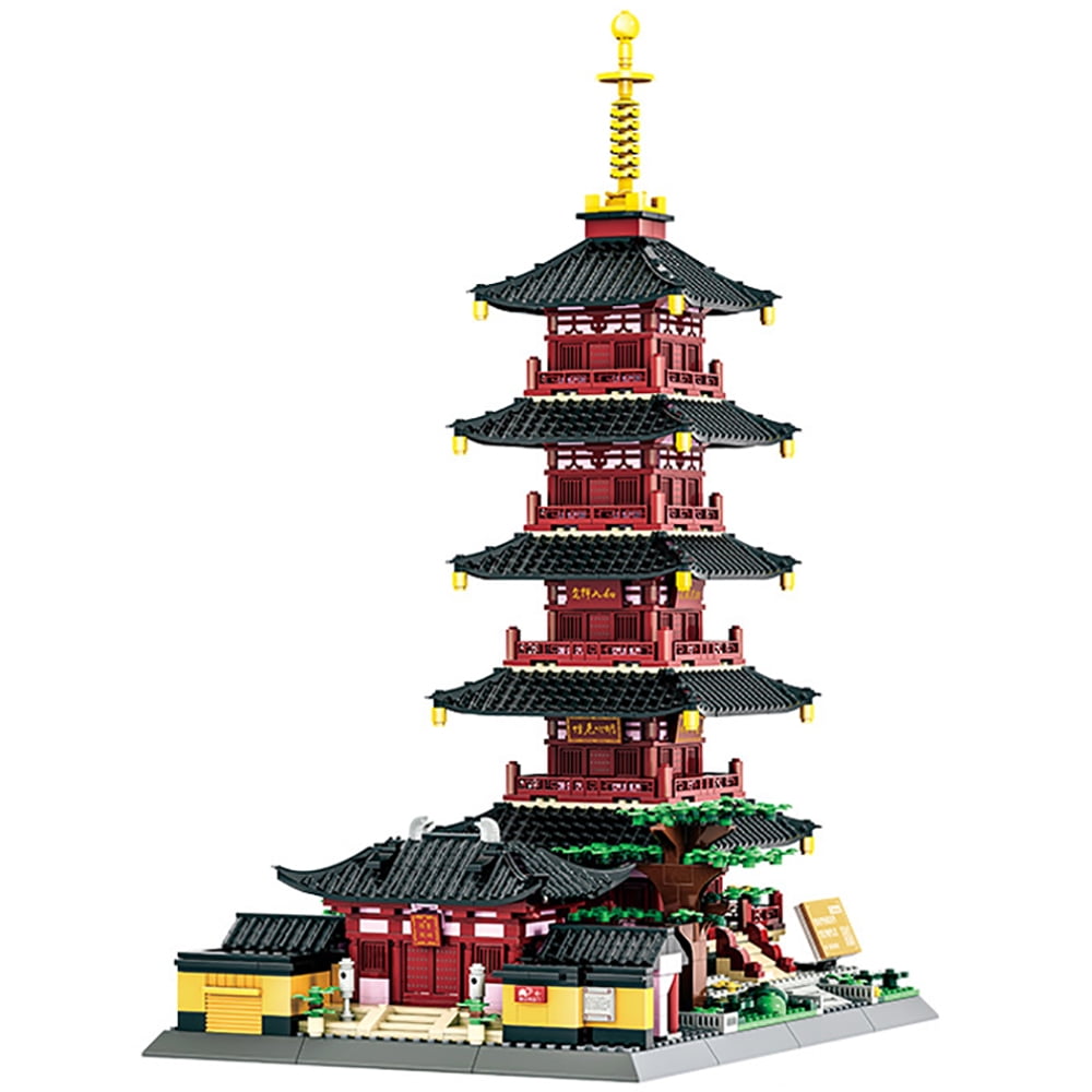 VemoBricks HanShan Temple China Building Set (1393 Pieces ...