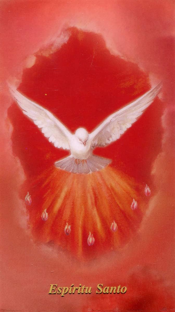 Ven, Espiritu Santo N holy card - laminated - Pack of 25 - Walmart.com