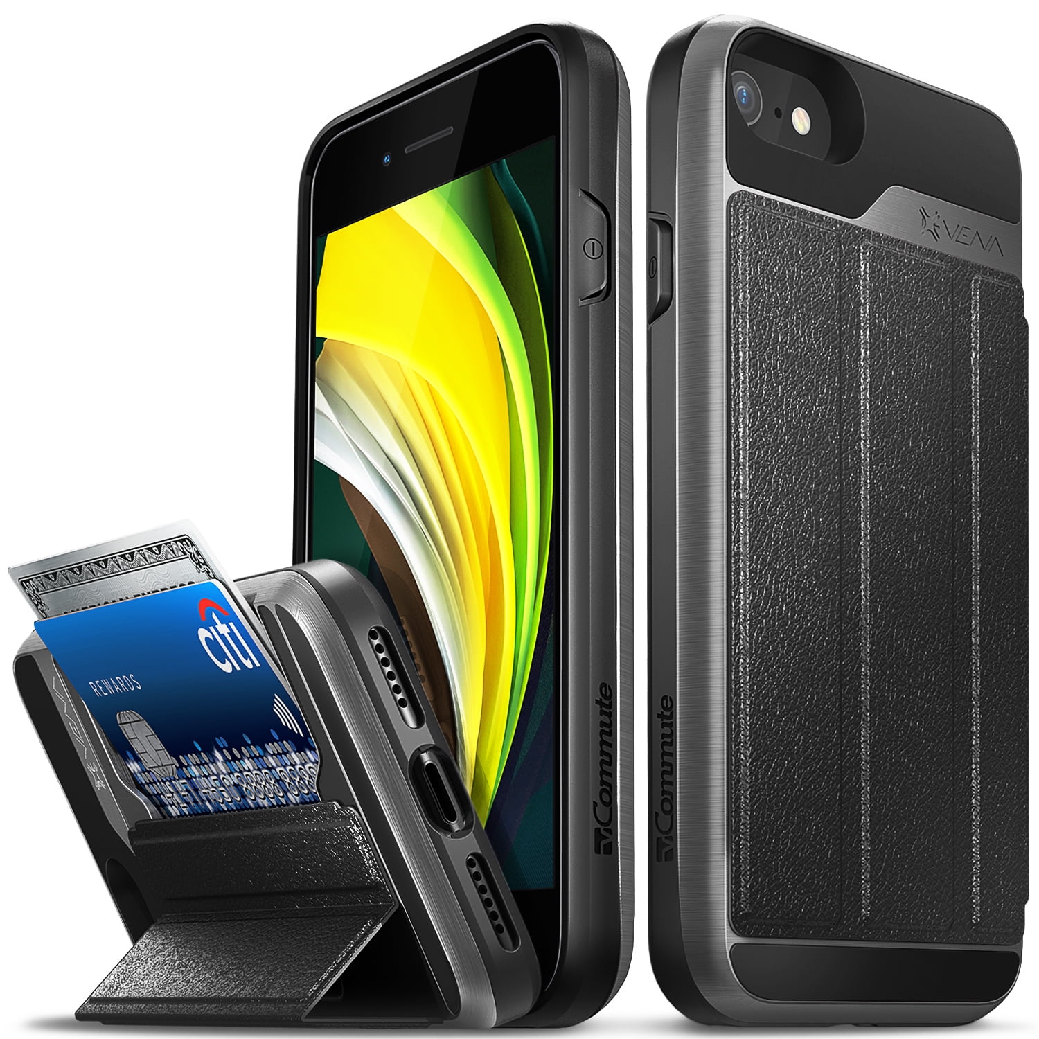 Vena iPhone SE 3 (2022) / SE 2020 / 8 / 7 Wallet Case, vCommute ...