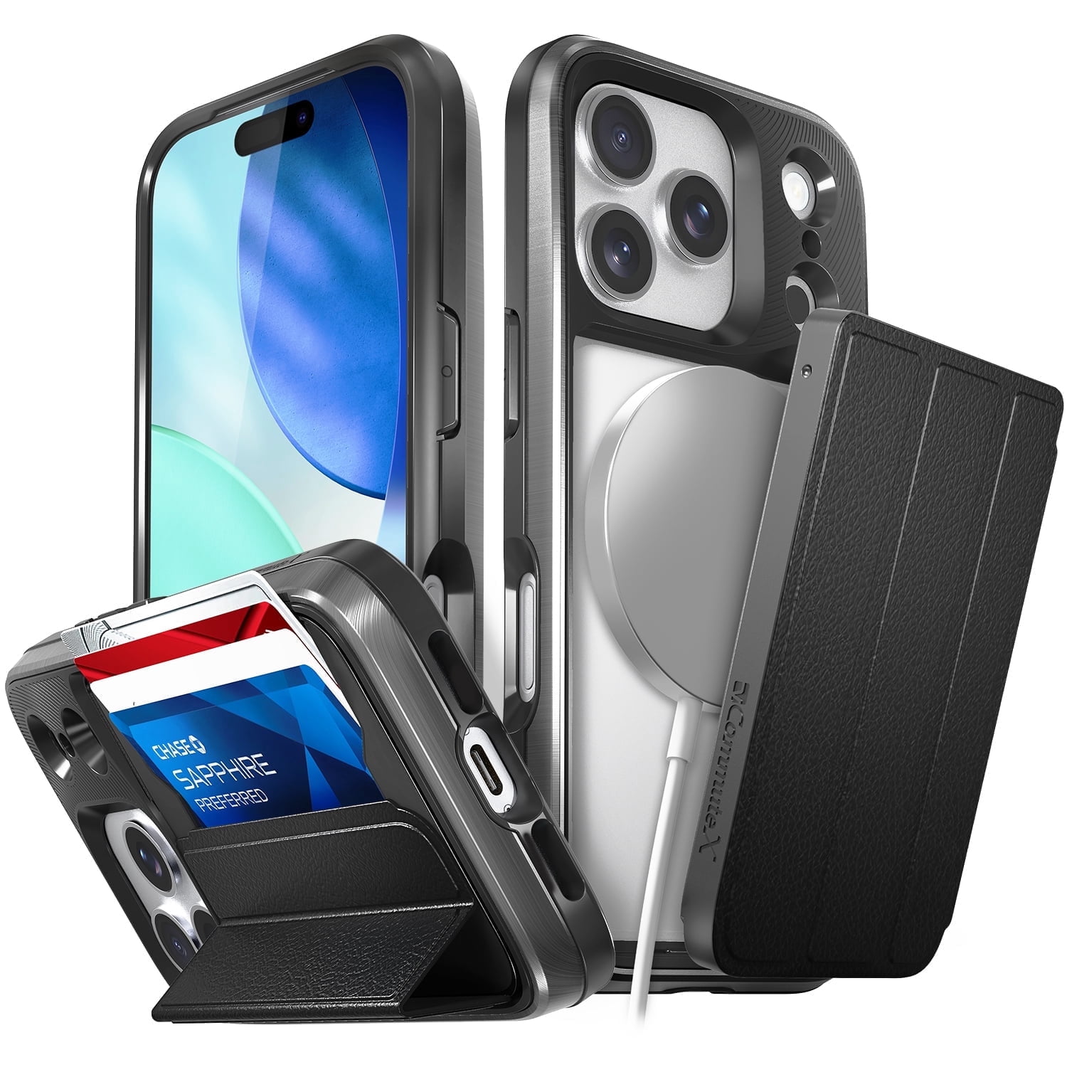 Vena vCommuteX For Apple iPhone 17 Pro Case Wallet, Leather Case Wallet ...