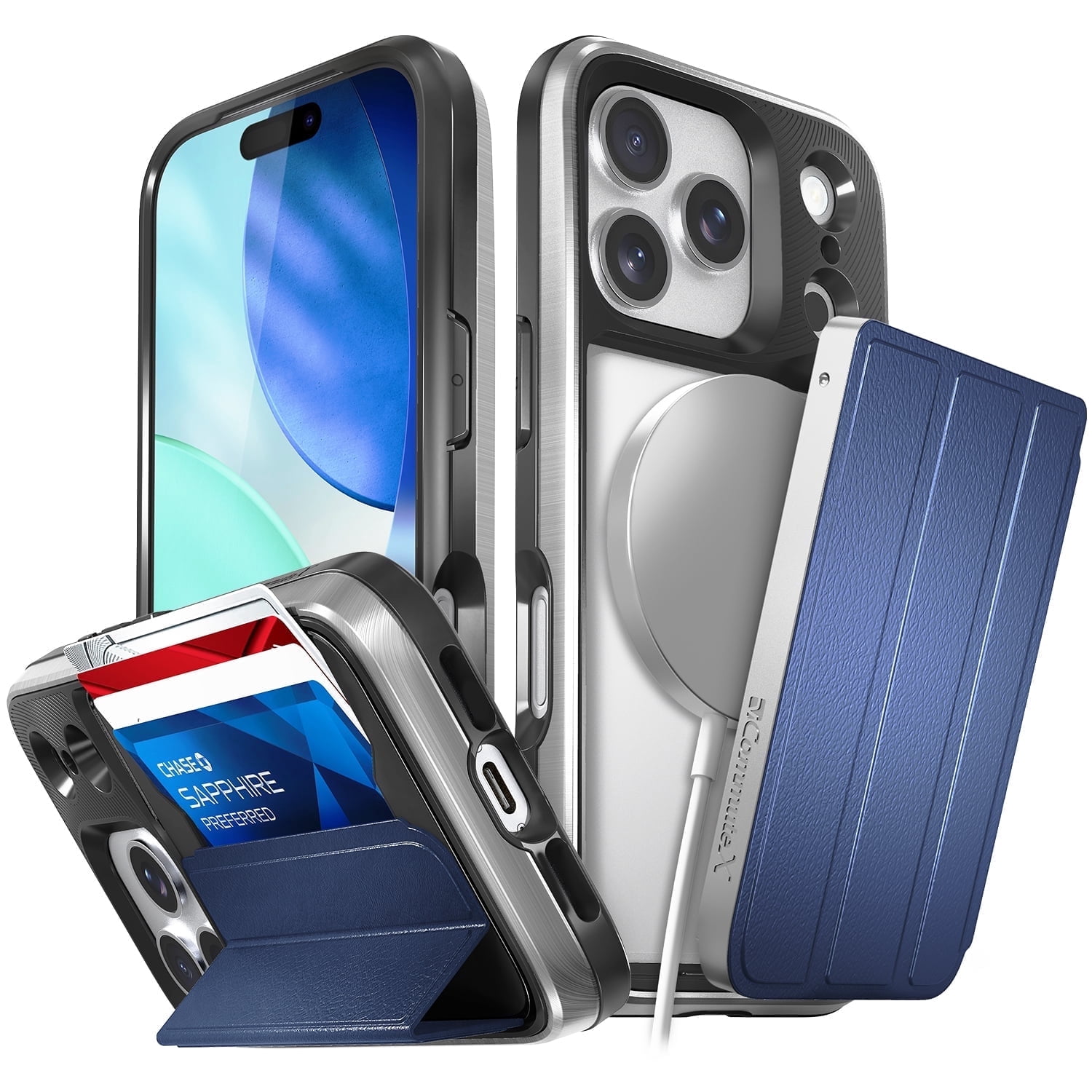 Vena vCommuteX For Apple iPhone 17 Pro Case Wallet, Leather Case Wallet ...