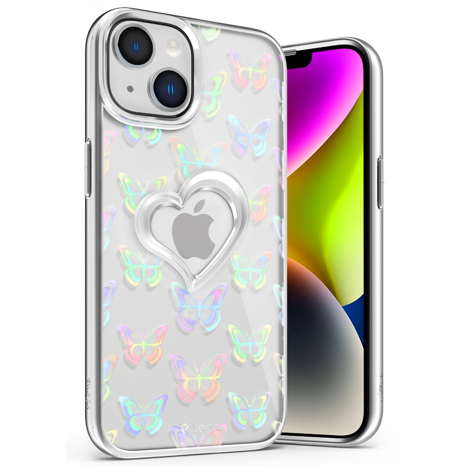 Vena vLove Holographic Case Compatible with Apple iPhone 14 / 13 (6.1 ...