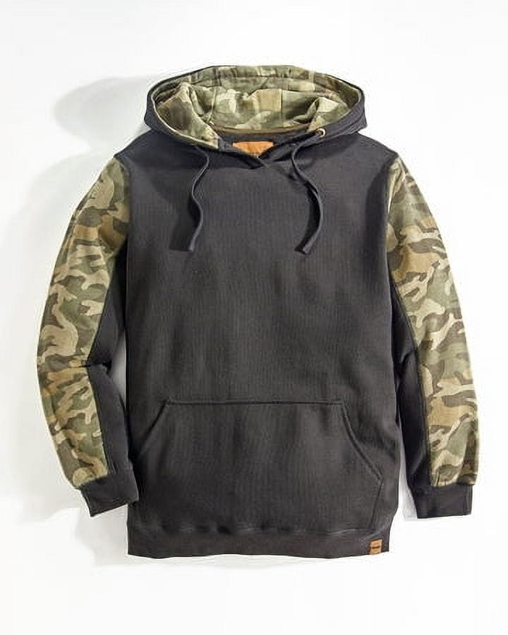 Venado Heavyweight Camo Hoodie for Men - Hidden Security Pocket (XL ...