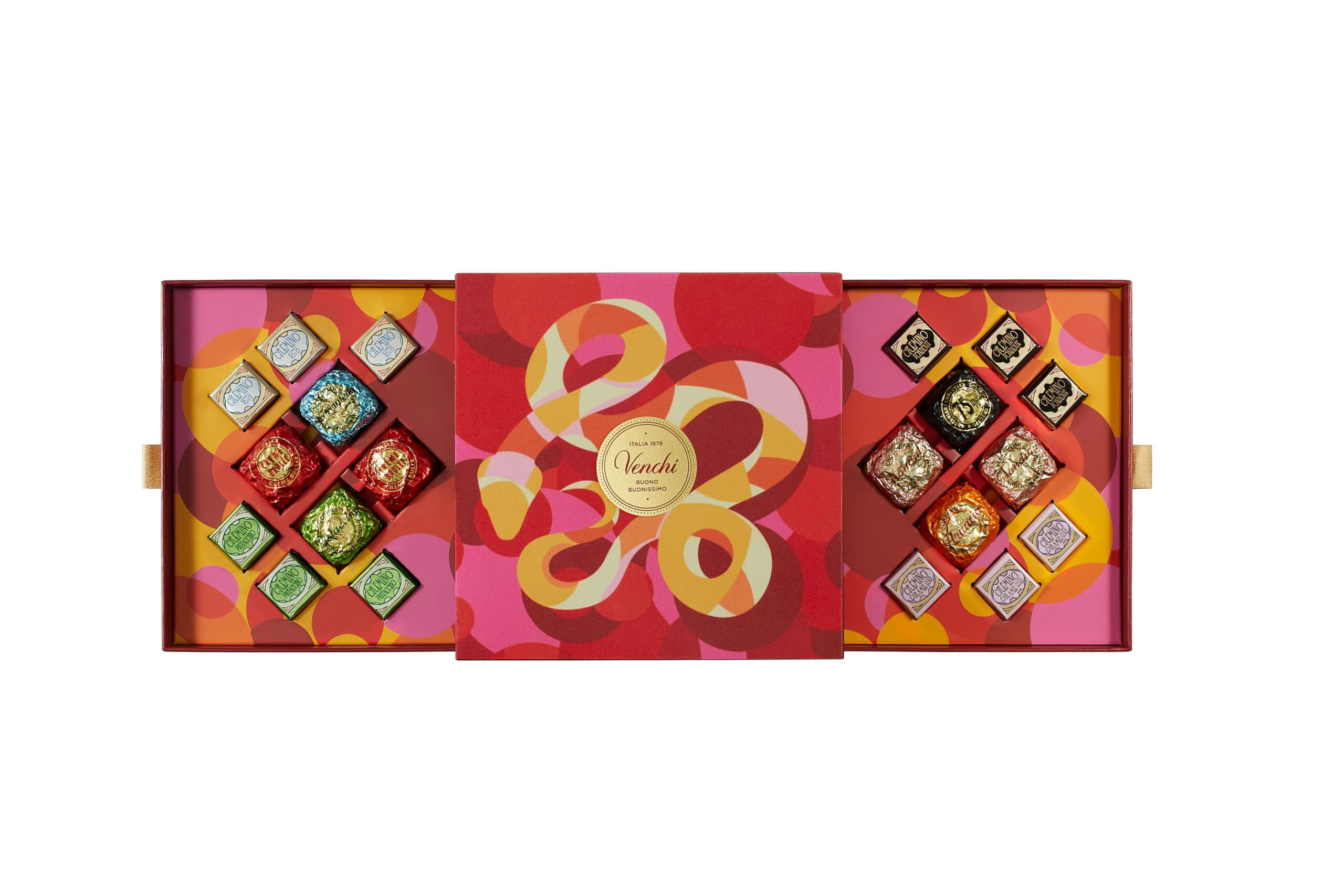 Venchi - Medium Double Layer Gift Box with 21 Assorted Chocolates ...