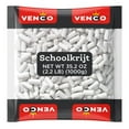 Venco Schoolkrijt Licorice Chalk Sticks 2.2lbs Bag - Crunchy White Mint ...