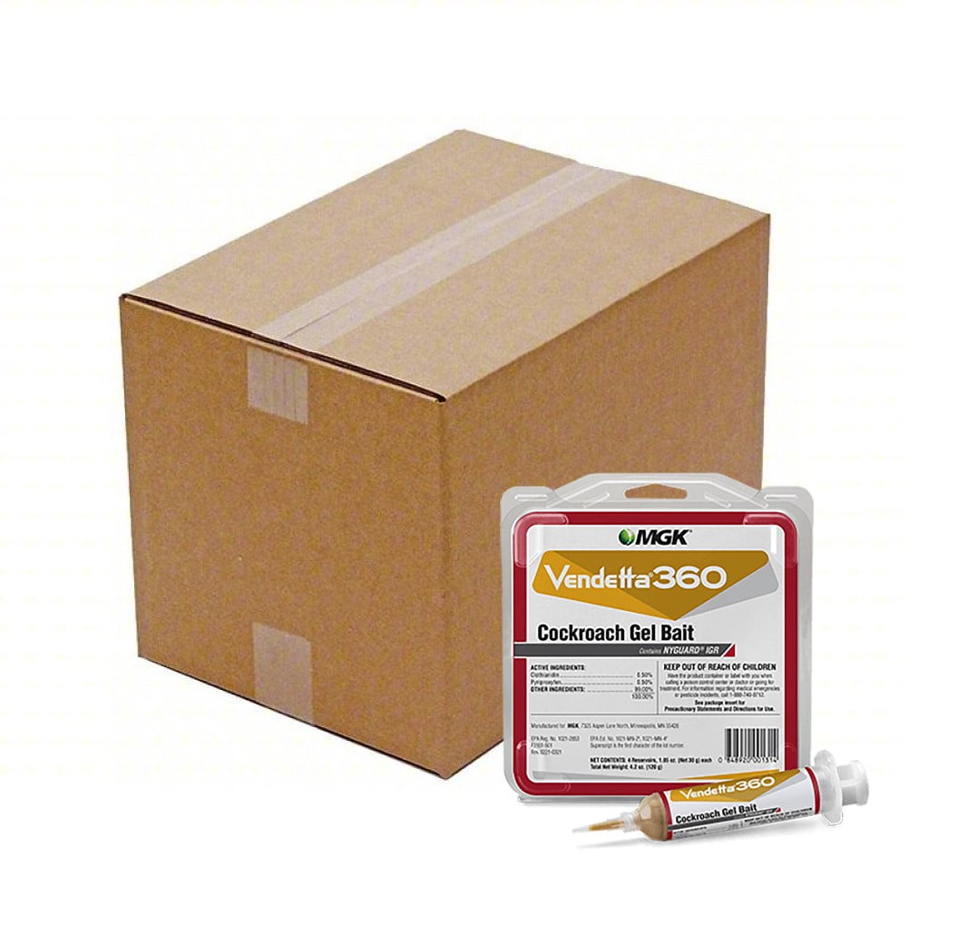 Vendetta 360 Cockroach Gel Bait - Highly Attractive Formula - Case (5 ...
