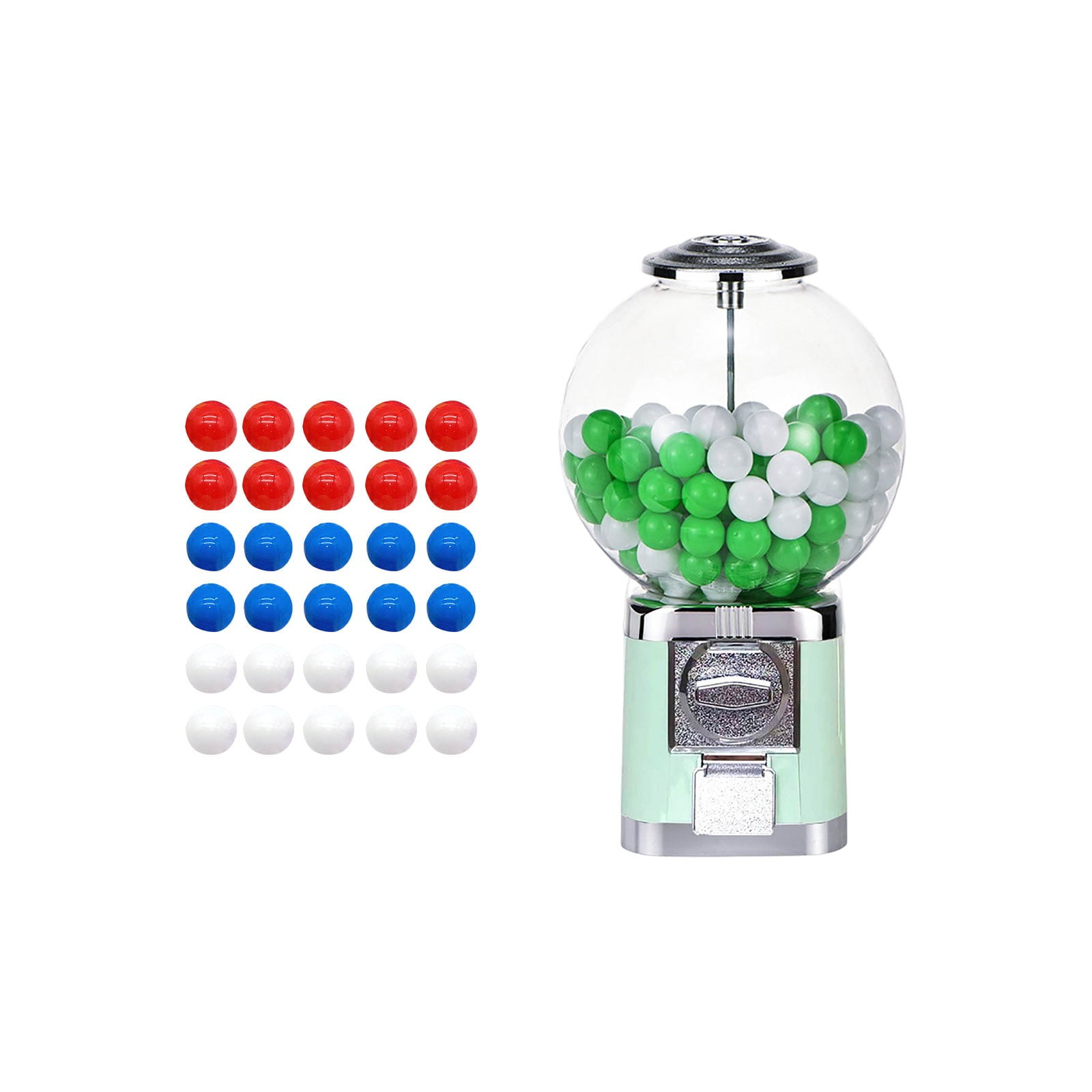 Vending Machine, 9.8Inch Ball Bulk Vending Machine with Key & 120 Empty ...